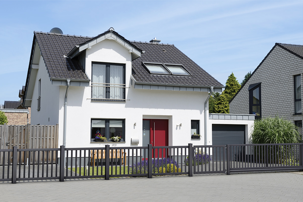 SIENA - Stabiles und stilvolles Gartentor aus Aluminium | GUARDI